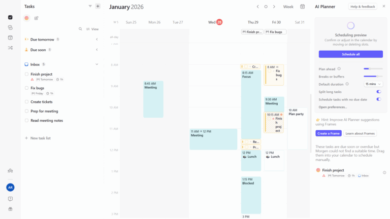 The 6 Best AI Scheduling Assistants (2026 Comparison)